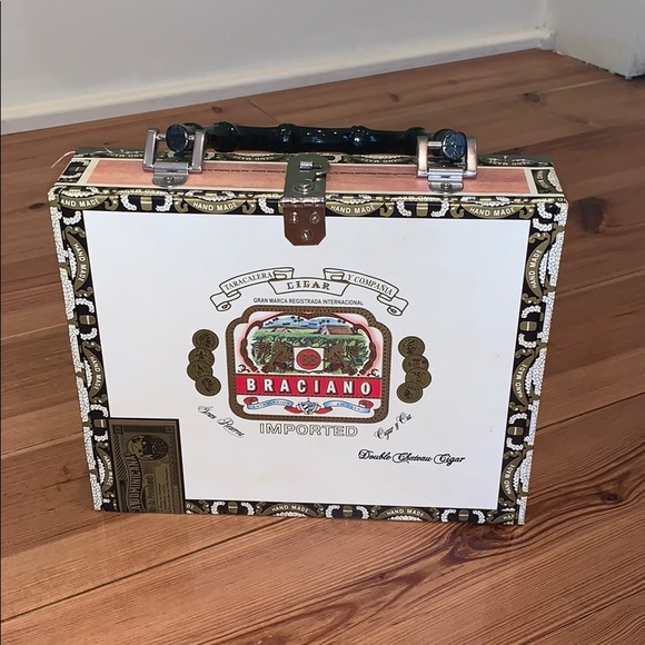 Braciano | Bags | Cigar Box Vermouth Bianca Braciano Purse | Poshmark
